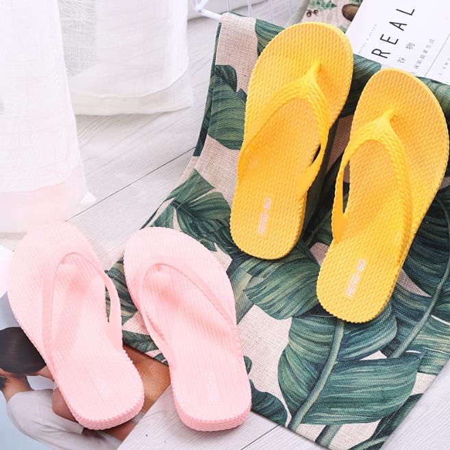 PVC multicolor flip flops